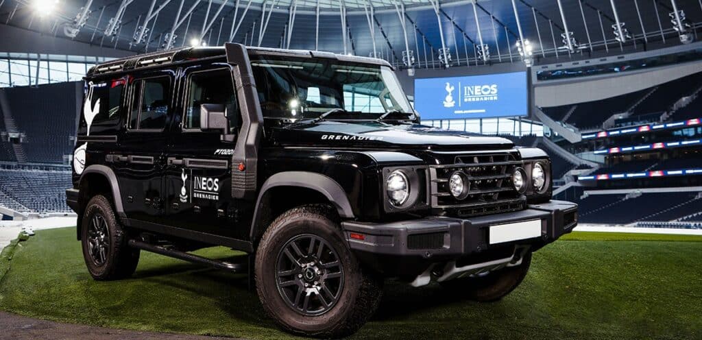 Tottenham Hotspur in the driving seat with INEOS Grenadier - Soccerscene