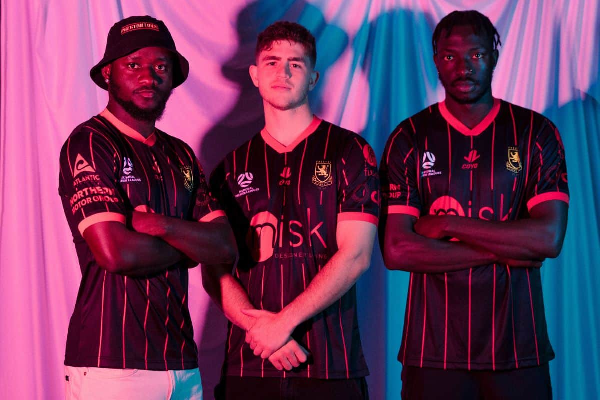 Preston Lions unveil electrifying third kit - Soccerscene
